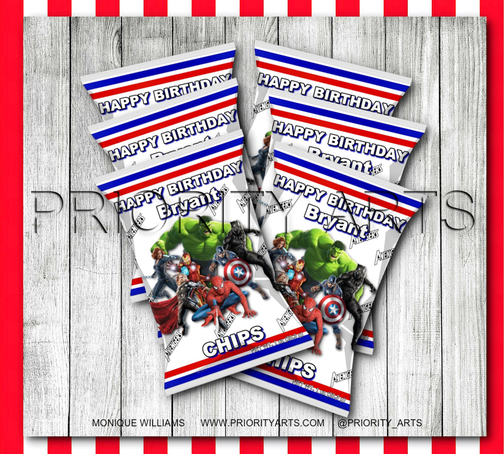 AVENGERS LABELS – Priority Arts